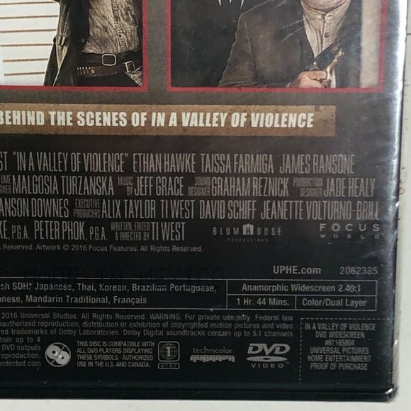 Universal | Media | In A Valley Of Violence Dvd Ethan Hawke John ...